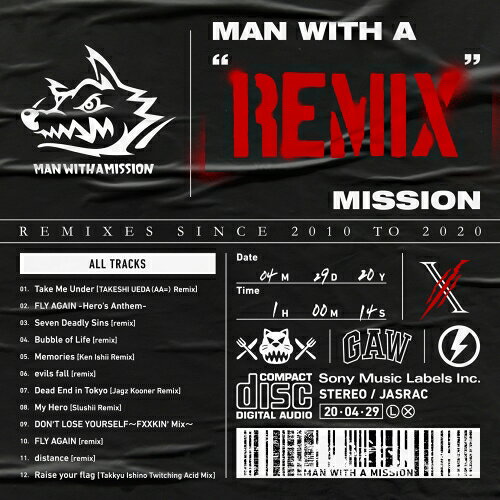 MAN WITH A ”REMIX” MISSIONMAN WITH A MISSIONマンウィズアミッション まんうぃずあみっしょん　発売日 : 2020年5月13日　種別 : CD　JAN : 4547366448177　商品番号 : ...