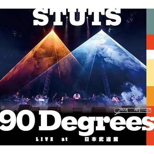 ”90 Degrees” LIVE at 日本武道館(Blu-ray)STUTSSTUTS　発売日 : 2025年4月23日　種別 : BD　JAN : 4544163469633　商品番号 : PEXF-5008