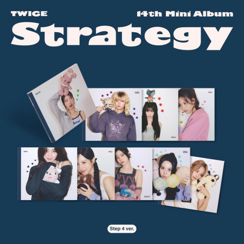 STRATEGY (Step4 ver.) (ランダムバージョン)TWICEトゥワイス とぅわいす　発売日 : 2024年12月11日　種別 : CD　JAN : 8809954228285　商品番号 : JYPK1888