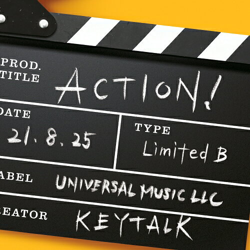 ACTION! (CD+DVD) (初回限定盤B)KEYTALKキートーク きーとーく　発売日 : 2021年8月25日　種別 : CD　JAN : 4988031441718　商品番号 : TYCT-69194【商品紹介】2020年にリリ...