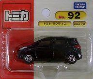 発売日 - メーカー タカラトミー 型番 - JAN 4904810392347 備考 商品解説■｢トミカ｣に、1/65 トヨタ ラクティス(ブラック)がラインナップ。【商品詳細】サイズ：全長約6cm仕様：サスペンション/後部ドア開閉 関連...