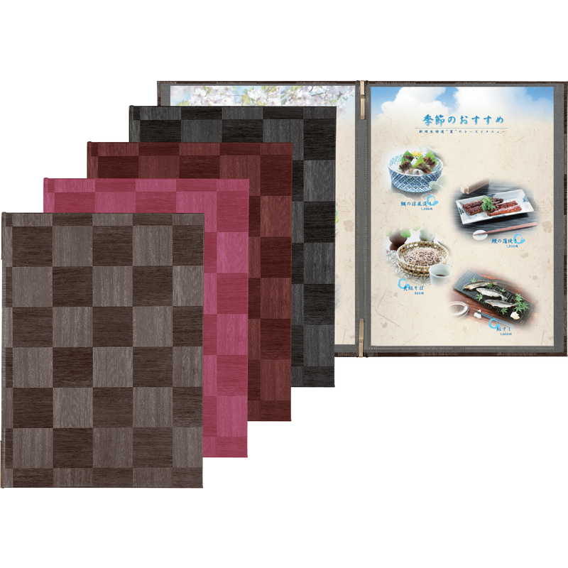 主な仕様商品カテゴリメニューブック 和洋兼用メニューブック商品名和風 メニューブック(B5 4ページ)メーカー名シンビメーカー品番LS-112対応用紙サイズB5 ページ数4ページ色銀茶 , 黒 , 赤 , 茶サイズW200xh270mm素材...