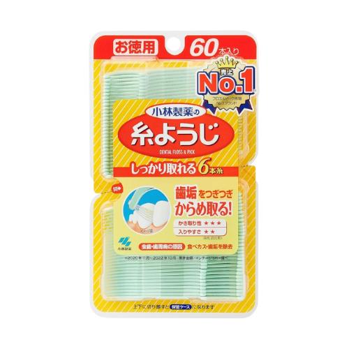 商品説明■　この商品について原産国 : 台湾, 中国 内容量 : 60本 梱包サイズ (幅X奥行X高さ) : 95×55×166 ブラント名:糸ようじ メーカー名: 小林製薬■　sterastarオンラインショップからのお知らせ※同一商品の...