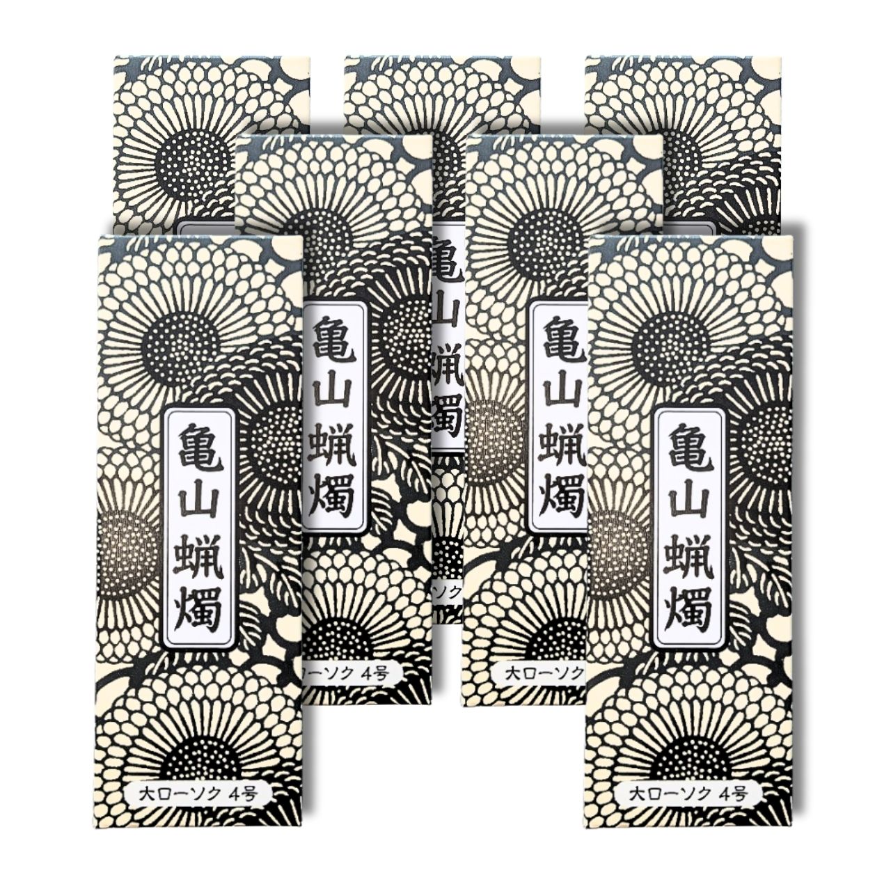 燃焼時間約2時間20分の大ローソク4号。長時間の法要や命日に適しています。 【スペック】長さ：約17.5cm／直径：約1.2cm／内容量：15本／燃焼時間：約2時間20分 ※セット数違いあり。