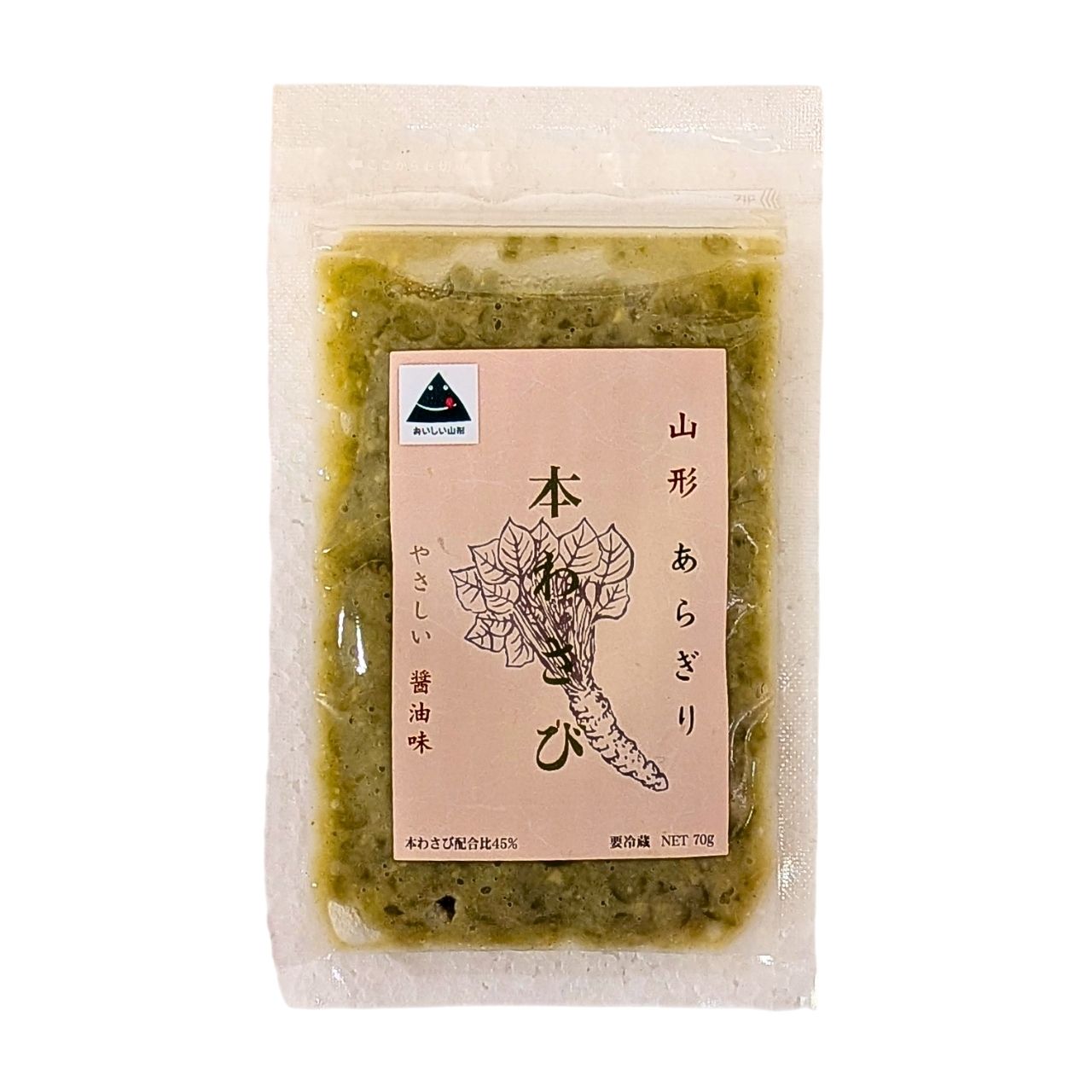 本わさびの風味とあらぎり食感を楽しめる味付きわさびを、たっぷり10個セットにしました。 肉、魚、ご飯などどんな料理にも合う万能調味料です。 飲食店様にも人気のボリュームセット。 〇あらぎり本わさび 原材料名：本わさび（茎、根）（山形県産）、...