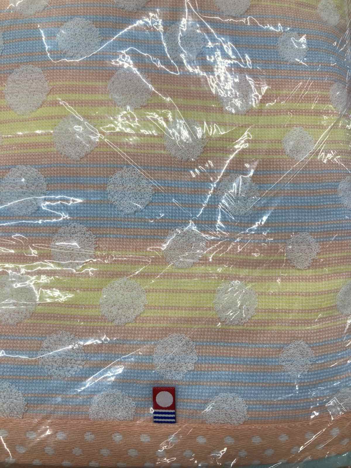 [バスタオル] 今治タオルブランド　ドットグラデーションバスタオル レトロでオシャレなドット柄。 あつかいやすいの厚さのバスタオル。 高品質の証の今治ブランドマーク付き。 日本国内工場で丁寧に仕立てております。 [ サイズ ] サイズ　約6...