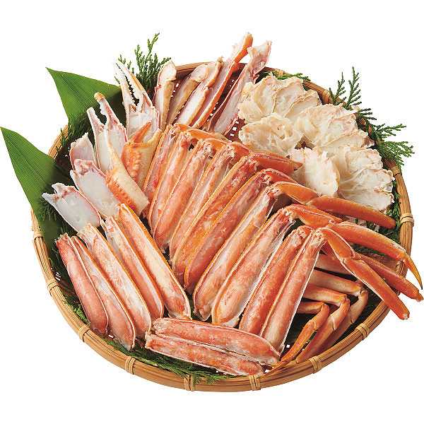 カニの女王と言われるズワイガニの殻を半分むいて食べやすくしました。鍋にも、焼きガニにもお勧めです。ズワイガニならではの上品な甘さと繊細な美味しさを手軽に堪能できます。 ●ボイルずわいがに半むき身600g（ずわいがに：カナダ又はロシア又はノル...