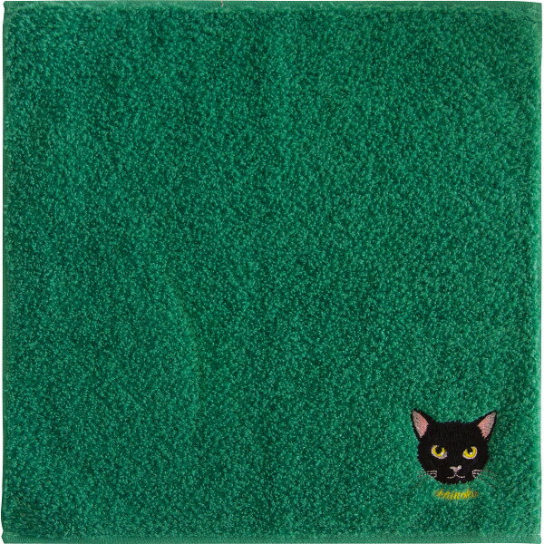今治製で、やわらかな触り心地のハンカチ。かわいいニャンコのワンポイント刺繍入り。お気に入りの「うちの子」と、一緒に過ごしませんか。ハンカチを取り出した後は、アクセサリーや小物入れに。お洒落で丁度良い大きさだからインテリアにもよく馴染みます。...