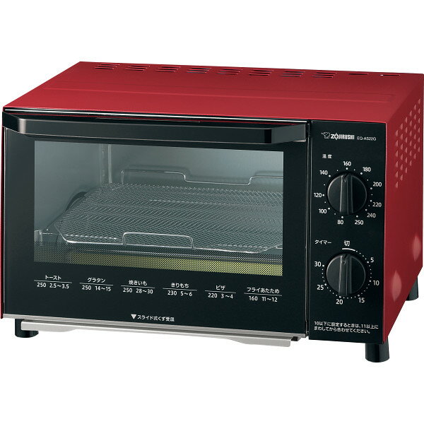 ●ハイパワー1000W●上手にこんがり「はずせるもち焼きネット（焼き網）」●山形パンが2枚焼け、グラタン皿もたてに2皿置ける「庫内奥行22cm」●「スライド式くず受け皿」●「30分ロングタイマー」●上下遠赤外線ヒーター●商品内容：電源＝AC...
