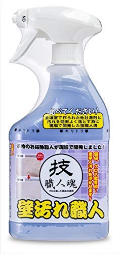 -/500ミリリットル (x 4)/-・Size:500ミリリットル (x 4)・パッケージ個数:4・(まとめ買い)技・職人魂 壁汚れ職人 壁用洗剤 500ml(×4個)・サイズ: 500ミリリットル (x 4)・パッケージ重量: 2.3 kg