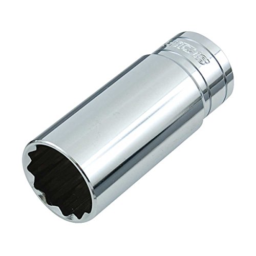 差込角12.7-/24mm/S4D-24・Size:24mmStyle:差込角12.7・パッケージ個数:1・用途:六角ボルト、ナットの締め緩め作業・特徴:突き出たボルトのナットに最適なディープタイプ・対象ネジ:六角ボルト、ナット・差込角:1...