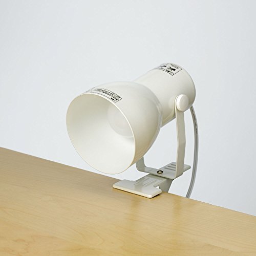 クリップ式パールホワイト/口金E26/SPOT-BNE26C(PW)・Size:口金E26・パッケージ個数:1・電源コード:約1.5m 中間スイッチ付・定格電圧:AC100V 50/60Hz・適合ランプ:口金E26 一般形電球 40Wまで・...