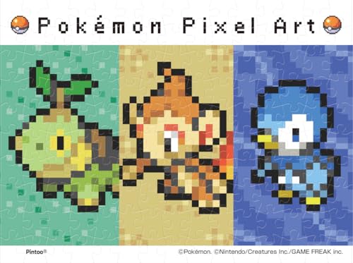 Pokemon Pixel Art(シンオウ)/-/ENS51284・Color:Pokemon Pixel Art(シンオウ)・パッケージ個数:1・【ピース数】150ピース・【完成時サイズ】76×102mm・【素材】パズル：PS、フレーム...
