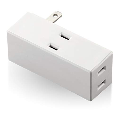 側面ホワイト/単品/T-TR04-2300WH・Color:ホワイトStyle:側面PatternName:(1) トリプルタップ単品・パッケージ個数:1・耐熱性に優れたユリア樹脂を使用。1つのコンセントから3口に電源を分配することができる...