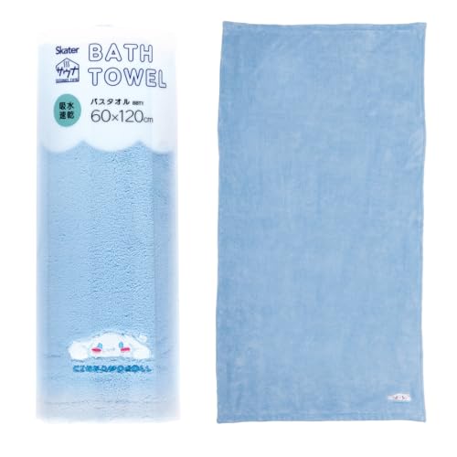 バスタオルシナモロール/60×120cm/BBT1-A・Color:シナモロールStyle:バスタオル・パッケージ個数:1・サイズ:約600×1200mm・素材・材質:本体＝ポリエステル80%・ナイロン20%・原産国：中国・柔らかく肌触りの...