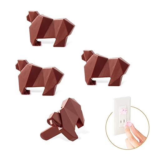 ゴリラ/-/T-CAPKAKU4・Color:ゴリラPatternName:単品・パッケージ個数:1・ホコリや異物の侵入を防ぎ、コンセント火災の予防に役立つコンセントキャップ“KAKUMARU(カクマル)”・使用目的・用途：コンセントへのホ...