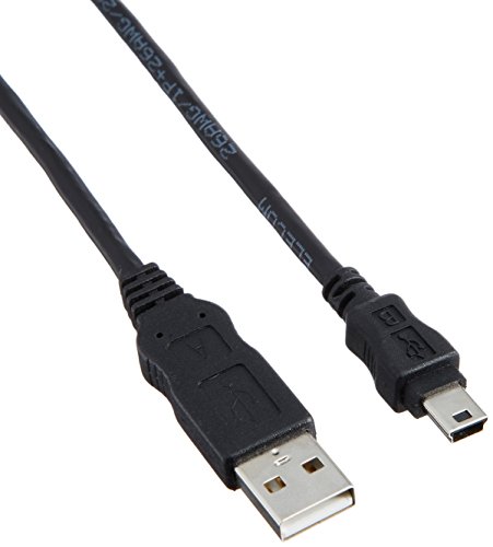 USB2.0(A)-USB2.0(miniB)ブラック/5m/USB-ECOM550・Size:5mStyle:USB2.0(A)-USB2.0(miniB)Color:ブラック・パッケージ個数:1・USB2.0ハイスピードモードに対応した...