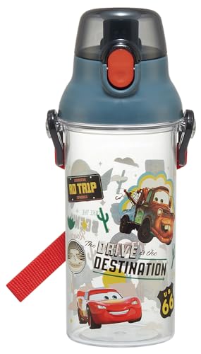 クリア480ml/480 ml/PSB5TR・Color:クリア480ml・パッケージ個数:1・容量:480ml/サイズ:幅9.5×直径7.9×高さ21cm/付属品:肩から掛けられるショルダーベルト、名前シール・軽量プラスチック製、ワンタッ...