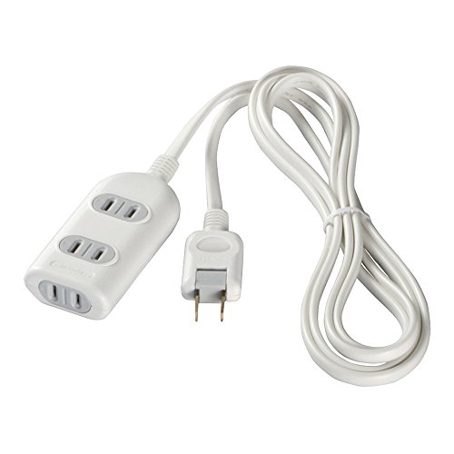 スタンダード3個口/5m/BSTAPST2350WH・Size:5mStyle:スタンダードColor:3個口・パッケージ個数:1・●2ピン3個口の電源タップ・■プラグ仕様:2ピン■口数:3個口・■スイッチ:なし・■外形寸法(幅×高さ×奥行...