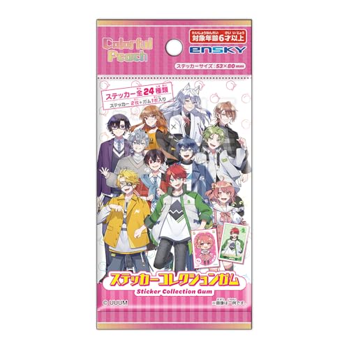 アニメ風マルチカラー/-/-・【1BOX】20パック入り・【1パック】ステッカー2枚+ガム1枚入り(板ガム・ソーダ味)・【サイズ】ステッカー：53×80mm・【素材】ステッカー本体：紙1BOX20パック入り。全24種（1BOXで全種揃わない...
