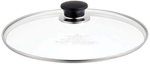 ガラス製の円形蓋クリア/26cm/75003-041・Size:26cm・パッケージ個数:1・商品サイズ:直径26cm・材質:ノブ=ナイロン樹脂・耐熱温度:ガラス 250°C、ノブ 140℃・原産国:中国油ハネやスチーム調理を可能にするガラ...