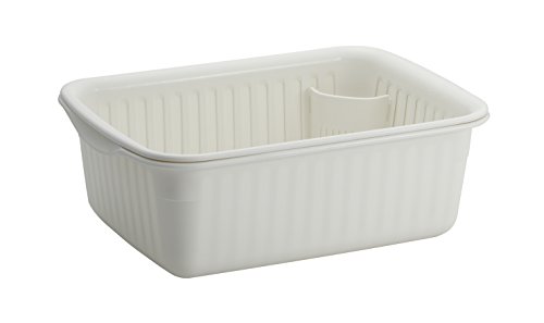 ホワイト/サイズ:約 幅40×奥行29×高さ14cm/4309・Color:ホワイトPatternName:水切りセット(中)・パッケージ個数:1・サイズ:約 幅40×奥行29×高さ14cm・原産国:日本・本体重量:約778g・素材・材質:...