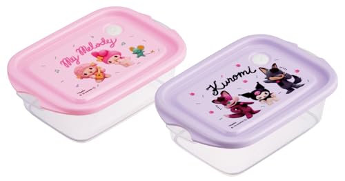 500ml/-/FCN2W-67983・Color:500ml・パッケージ個数:1・サイズ：横17.8×縦11.9×高5.5cm・材質：ポリプロピレン、エアーバルブ：シリコーンゴム・原産国：日本柄違いのかわいい容器2個セット。 開閉が簡単な...