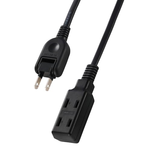 ブラック/2m/ECT-4020BK・Color:ブラックSize:2m・パッケージ個数:1・タップ部分がコンパクトで、狭い場所でも設置しやすい3個口タップです。表面に2口、裏面に1口ずつ差込口があります。・差込口には海外製のスマートプラグ...