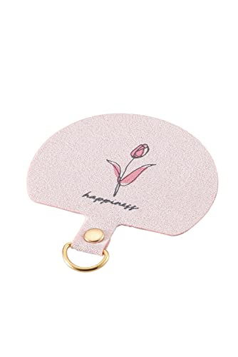 花(ピンク)/W58mm×D0.6mm×H66mm/P-STHD1DE01・Color:花(ピンク)・パッケージ個数:1・チューリップをモチーフにあしらい、クリアケースに映えるデザインのストラップホールシートです。・スマートフォンとケースの...