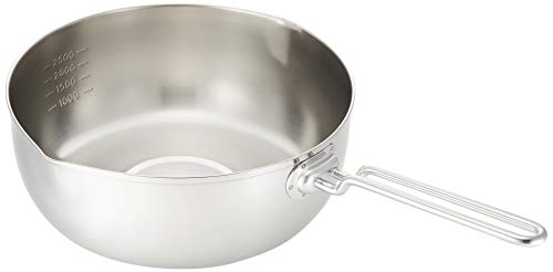 シルバー/3.6 L 直径 24 cm/AYK52024・Size:3.6 L 直径 24 cm・パッケージ個数:1・サイズ表示(cm):24・内径×深さ(mm):234×90・容量(L):3.6・目盛表示(cc):1.000・1.500・...