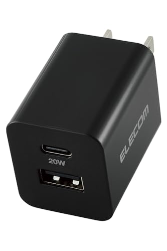 1)充電器単体ブラック/1個入り/EC-AC22BK・Color:ブラックSize:1個入りStyle:1)充電器単体・パッケージ個数:1・USB Type-C(TM)ポートとUSB-Aポートの合計2ポートを搭載し、対応するスマートフォン、...