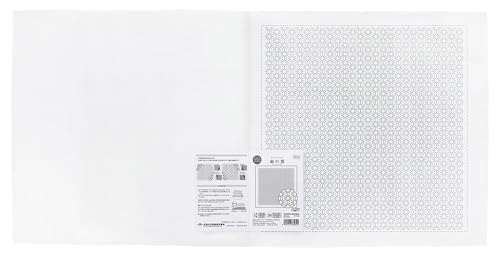 白麻の葉/-/OHF-1146・Color:麻の葉Style:白・出来上がりサイズ：約縦34cm×横34cm・キット内容：晒木綿・作り方説明書・用意するもの：刺し子糸、縫い糸、縫い針、はさみ、アイロン、定規・製作目安時間：18時間以上・日本...