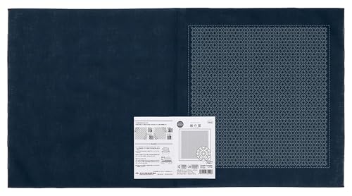 藍麻の葉/-/OHF-2146・Color:麻の葉Style:藍・出来上がりサイズ：約縦33cm×横33cm・キット内容：刺し子木綿(藍)・作り方説明書・用意するもの：刺し子糸、縫い糸、縫い針、はさみ、アイロン、定規・製作目安時間：18時間...