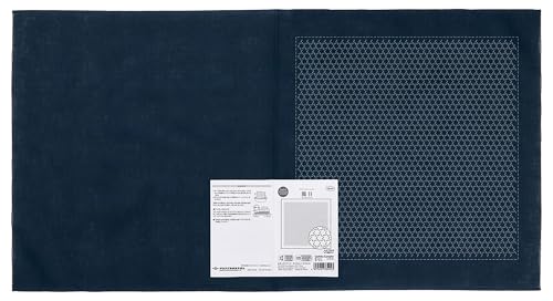 藍籠目/-/OHF-2147・Color:籠目Style:藍・出来上がりサイズ：約縦33cm×横33cm・キット内容：刺し子木綿(藍)・作り方説明書・用意するもの：刺し子糸、縫い糸、縫い針、はさみ、アイロン、定規・製作目安時間：18時間以上...