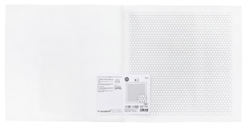 白籠目/約縦34cm×横34cm/OHF-1147・Color:籠目Style:白・出来上がりサイズ：約縦34cm×横34cm・キット内容：晒木綿・作り方説明書・用意するもの：刺し子糸、縫い糸、縫い針、はさみ、アイロン、定規・製作目安時間：...