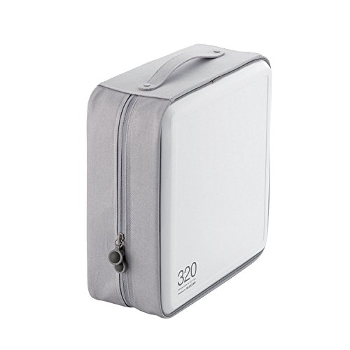 ホワイト/320枚収納/CCD-H320WH・Color:ホワイトSize:320枚収納PatternName:単品・パッケージ個数:1・縦にも横にも自立するスクエアデザイン・収納枚数:CDまたはDVD320枚・入り数:1・その他:自立形状...