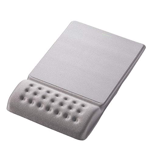 軽快操作グレー/通常/MP-096GY・Color:グレーSize:通常Style:軽快操作・パッケージ個数:1・エレコム 疲労軽減リストレスト一体型マウスパッド COMFYハード(グレー)MP-096GY・低反発ポリウレタンを採用したリス...