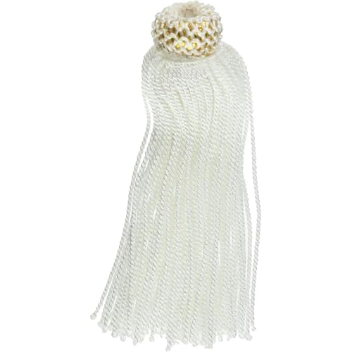 ホワイト/18cm/TU180-W・Color:ホワイトSize:18cm・本体サイズ: 約18cm・素材: レーヨン100％・入数: 1組2本・生産国: 日本多くの糸を束ねて、その先端を散らして垂らしたものです。ひょうたん房や額房など幅広...