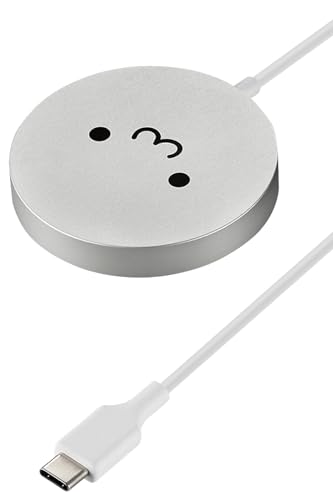 1)充電器単体しろちゃん/コンパクトサイズ/W-MA04WF・Color:しろちゃんStyle:1)充電器単体・パッケージ個数:1・マグネットでQi2対応スマートフォンに固定するだけで高速充電できる、Qi2規格対応のワイヤレス充電器です。・...