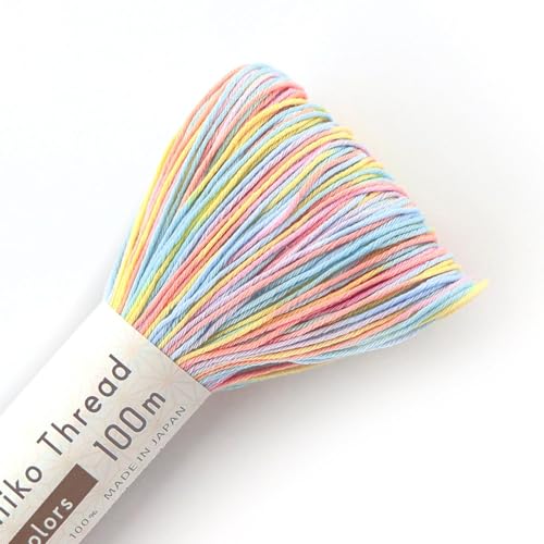 col.305305/こんぺいとう/-/OS-305・Color:305/こんぺいとう・パッケージ個数:1・サイズ: 1かせ約100m巻・素材: 綿100%・生産国: 日本・光沢がありすべりがよく、刺しやすい刺し子用の糸です。・カラー: N...