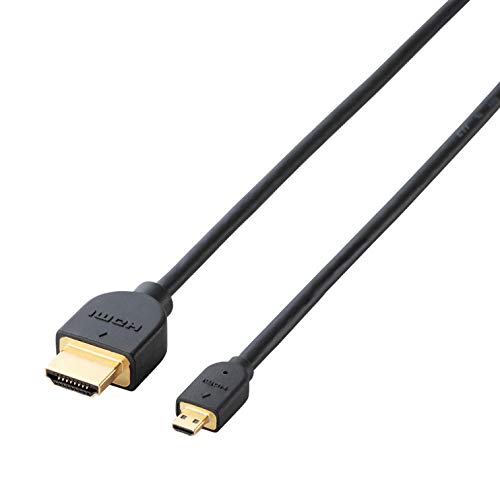 micro HDMI (ノーマル)ブラック/1.5m/DH-HD14EU15BK・Size:1.5mStyle:micro HDMI (ノーマル)・パッケージ個数:1・4K2K、3DフルHDに対応した、HIGH SPEED with Eth...