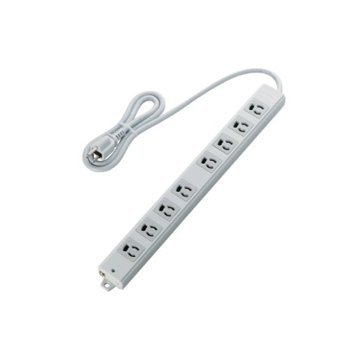 8個口マグネット/1m/T-WRM3810LG/RS・Color:マグネットSize:1mStyle:8個口・パッケージ個数:1・詳しくは「商品の仕様」「商品の説明」をご確認ください。・熱に強い二重構造ケースを採用した8個口の工事用タップで...