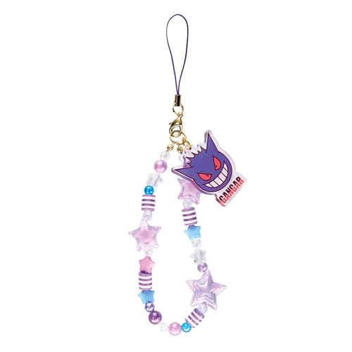 ゲンガーゲンガー/-/WA-PM17・Style:ゲンガー・スマホケースなどに付けてかわいい！ポケットモンスターデザインのビーズストラップです。・カラフルビーズがポケモン達のイメージカラーとリンクし、とっても可愛い！・ビーズストラップに手を...