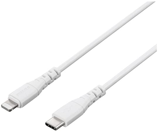 ホワイト/-/BU2CL20WH・パッケージ個数:1・●USB2.0 C-Lightning PD対応ケーブル　2.0m ホワイト●iPhone、iPadの急速充電に対応するUSB PD対応 Type-C to Lightningケーブル ...