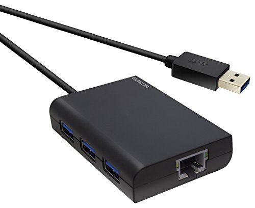 【 USB-A 】 USB3.0 ハブ3ポート付ブラック/USB3.0/EDC-GUA3H-B・Color:ブラックStyle:【 USB-A 】 USB3.0 ハブ3ポート付・パッケージ個数:1・有線LANポートが無く、USBポートも不足...