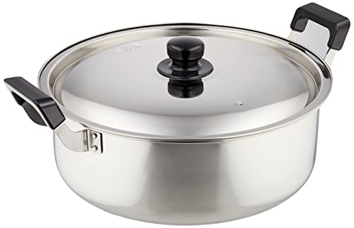 b)両手鍋シルバー/32cm/HB-1797・Size:32cmStyle:b)両手鍋・パッケージ個数:1・製品サイズ:(約)幅440×奥行345×高さ175mm、鍋の縁の高さ125mm・製品重量:(約)1.47kg・材質:本体・蓋/ステン...