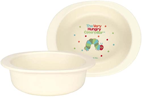 小鉢はらぺこあおむし/大/XP24AG-A・Style:小鉢・サイズ:幅13.4×奥行10.6×高さ4.3cm・5ヵ月頃〜子供用食器/AG+銀イオン抗菌剤練り込み加工・電子レンジ:OK/食洗機:対応・生産国：日本・素材:プラスチック（ポリプ...