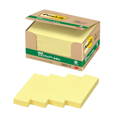 04.(20冊)イエローイエロー/75×25mm/5001-Y・Style:04.(20冊)イエローPatternName:単品・パッケージ個数:1・75×25mm 入り数:100枚×20・仕様:ふせん・色:イエロー・サイズ:75x25mm...