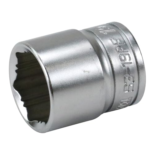 -/19mm/S3-19PF・Size:19mm・パッケージ個数:1・用途:六角ボルト・ナットの締め付け、緩め作業・特徴1:新しいボルトも角が丸くなったボルトもパーフェクトフィット・特徴2:締め付け、緩めの両回転の使用が可能・サイズ:19m...