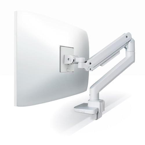 カウンターバランスホワイト/-/DPA-SS11WH・Color:ホワイトStyle:カウンターバランス・パッケージ個数:1・17〜49インチサイズのモニターに対応する高耐荷重ガススプリング式のカウンターバランス シングルモニターアームです...
